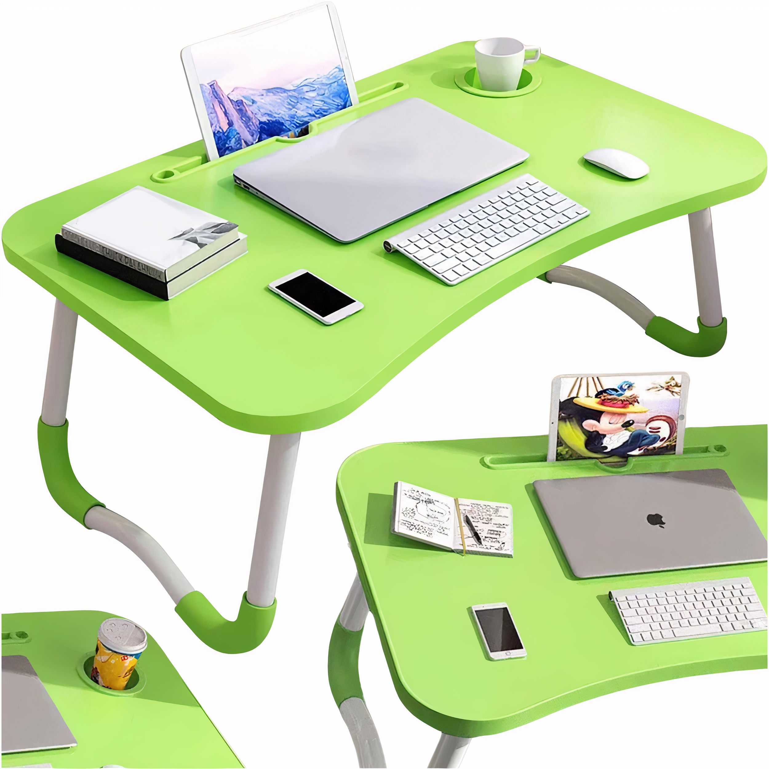 STOLIK POD LAPTOPA SKŁADANY DO ŁÓŻKA PODSTAWKA komputer mobilny ...
